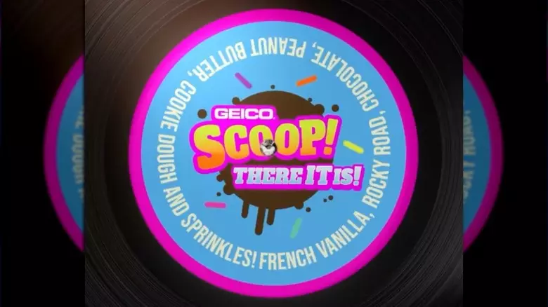 Geico Scoop There It Is 아이스크림 로고