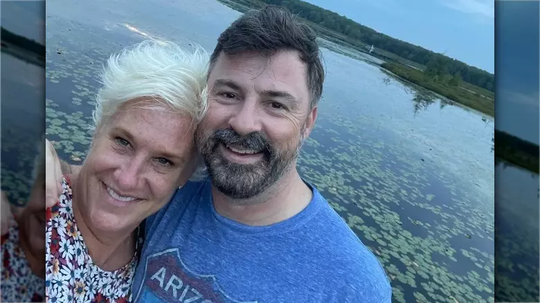 Anne Burrell com o novo marido