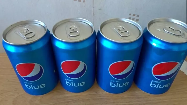 Pepsi Blue-fout