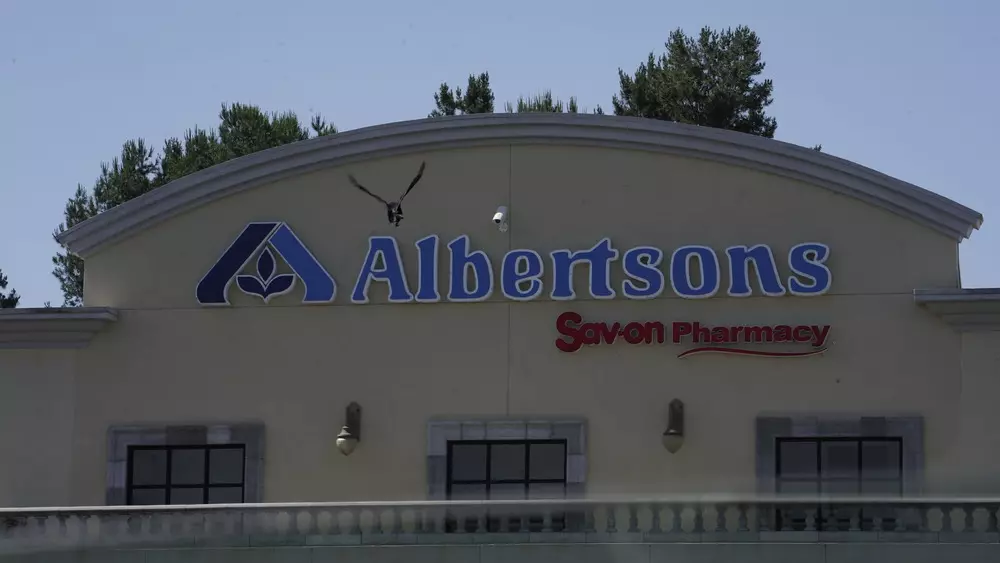 Az Albertsons élelmiszerbolt külseje