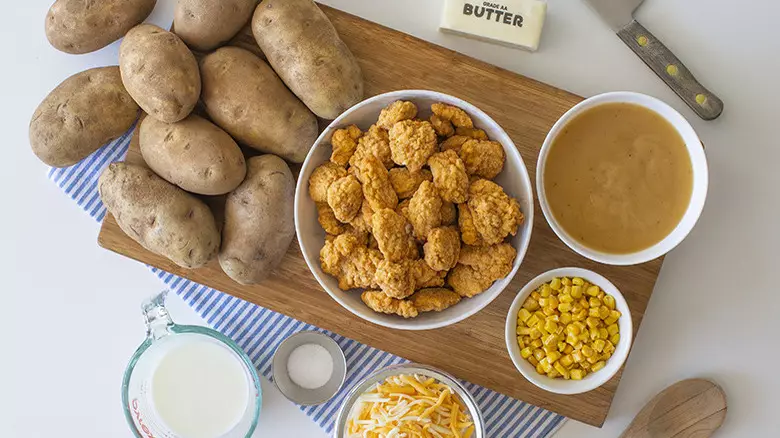 Ingredientes para imitar el famoso tazón de KFC