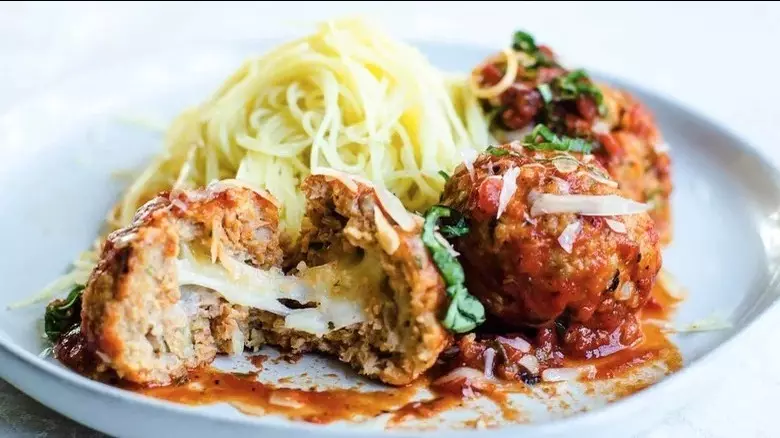 Torkia Meatballs sy spaghetti