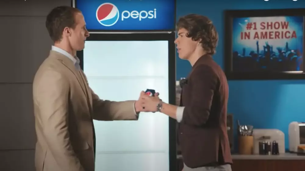 one direction drew brees super bowl pepsi commercial