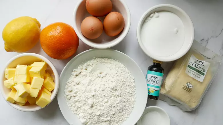 traditionele ingrediënten voor Madeira-cake