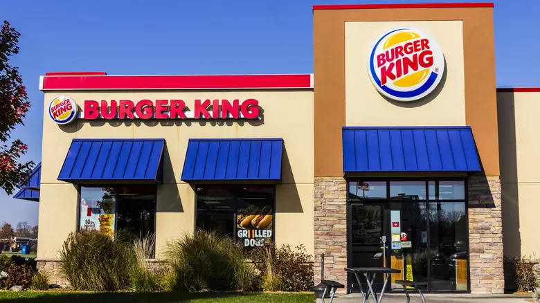 Exterior do restaurante Burger King