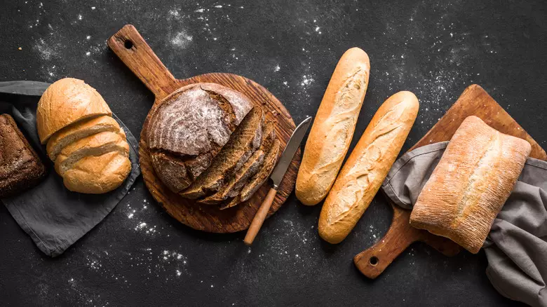 کاریگر کی روٹی کی مختلف اقسام