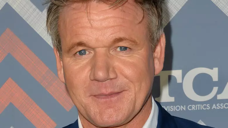 Gordon Ramsay mengerutkan bibir