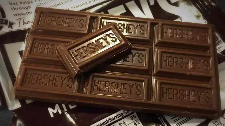 Hershey's čokoládové tyčinky