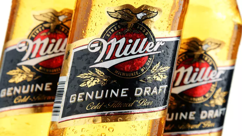 Miller Genuine Draft botilak