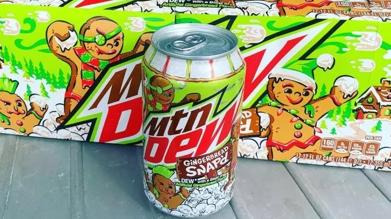 Gingerbread Snap'd út Mountain Dew