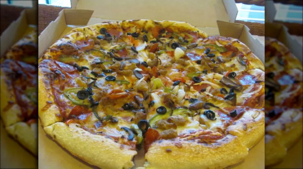 Sam's Club Deluxe pizza