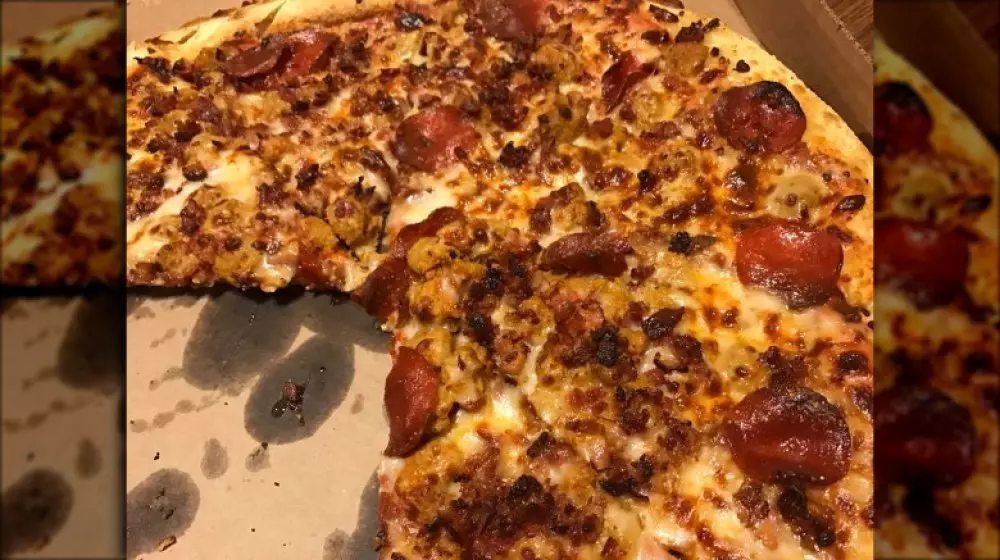 Sam's Club four Meat Pizza