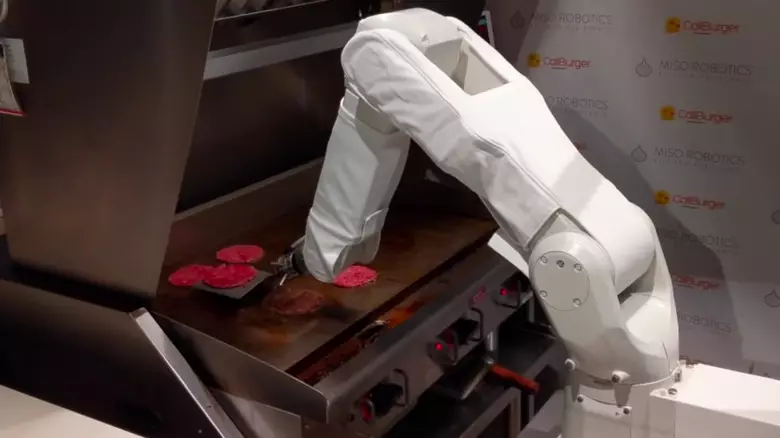 Hindura robot ihinduranya burger