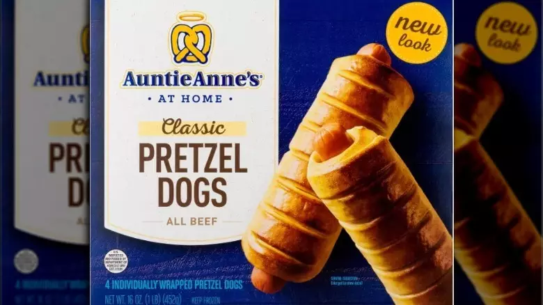 Ένα κουτί με τα σκυλιά Pretzel της θείας Άννας