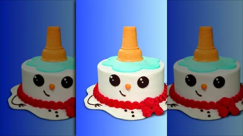 Baskin-Robbins Brrr the Snowman Cake