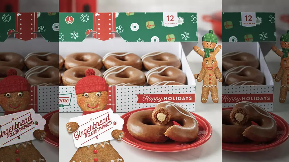 Krispy Kreme زەنجىۋىل نانلىرى سىرلانغان قومۇش