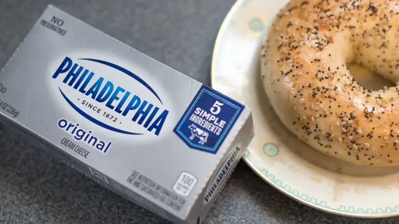Philadelphia Cream Cheese med bagel