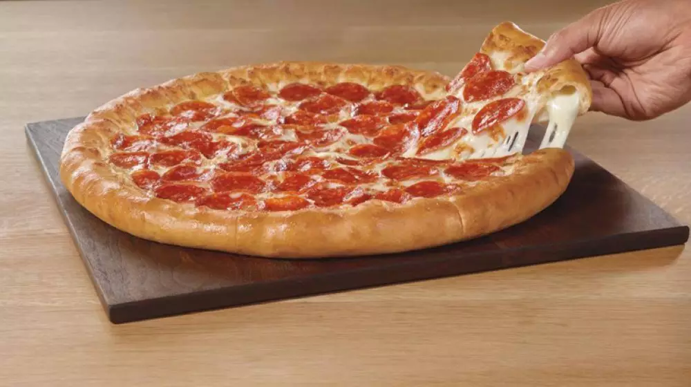 Pizza Hut's Mozzarella Stuffed Crust Pizza