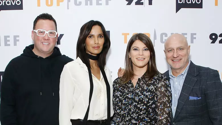 Les juges Top Chef Tom Colicchio et Padma Lakshmi