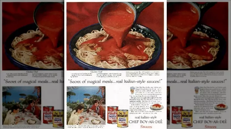 Reklamë Vintage Chef Boyardee