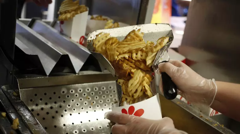 په Chick-fil-A کې waffle Fries