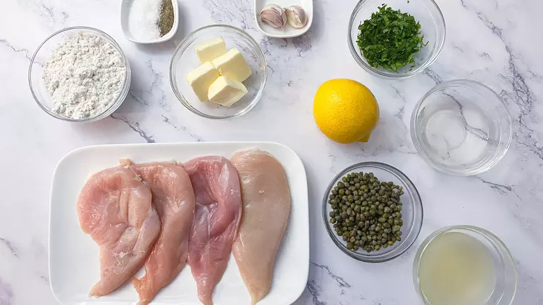 piccata ingrediencoj