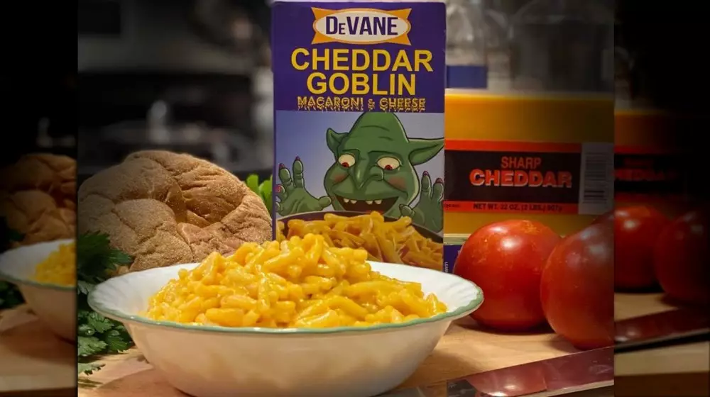 Cheddar Goblin Mac & Cheese