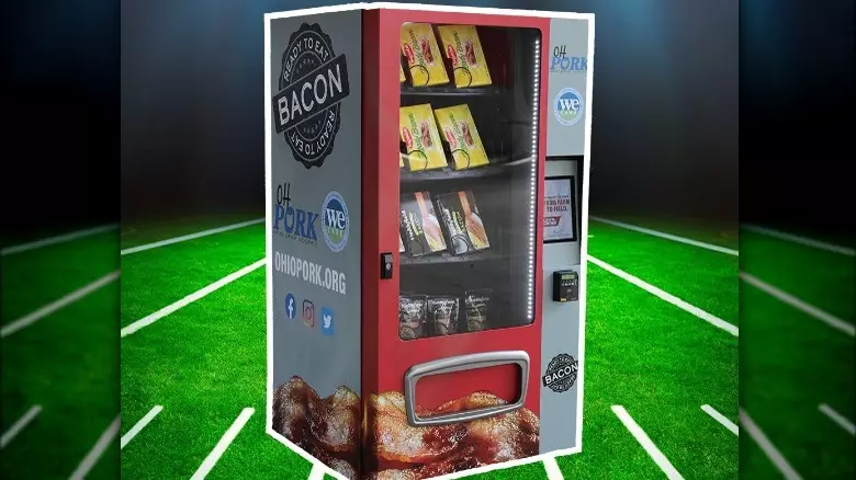 Ohio State bacon vending machine