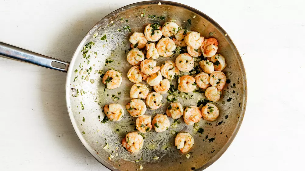 Aldi 5- ingredient shrimp scampi na tautua