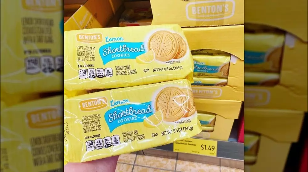 Citroen Shortbread koekjes van Aldi