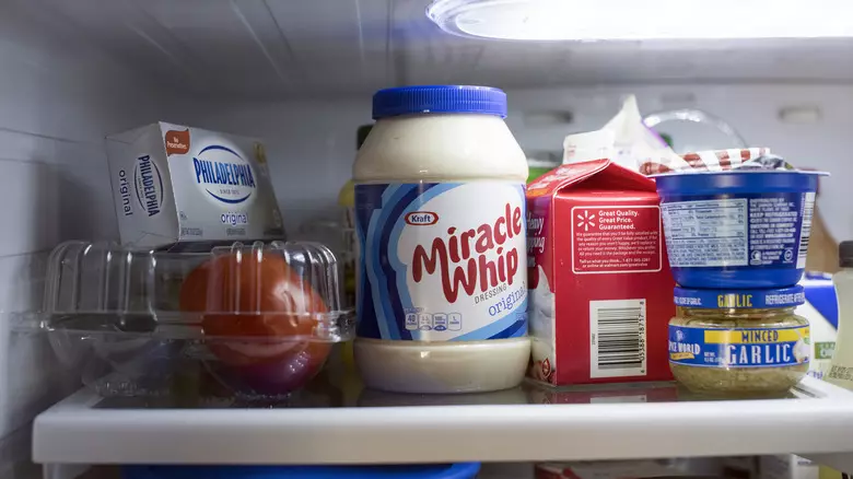 Miracle Whip i kylskåp