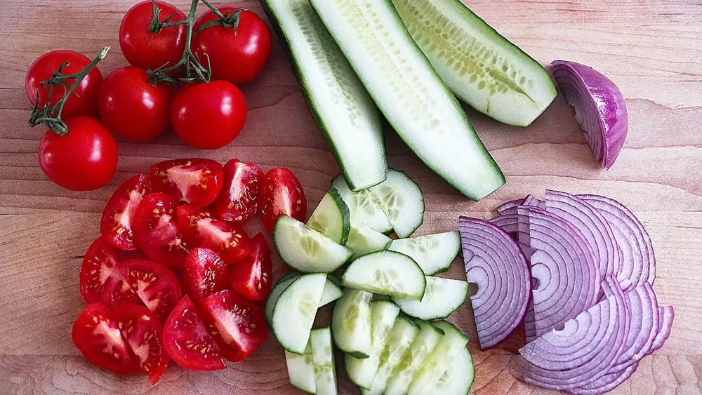 ingredientes da ensalada