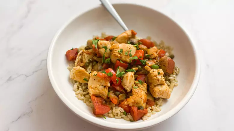 Cacciatore de pollo de Giada con un toque