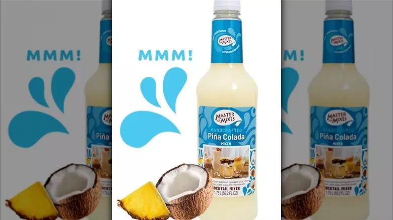 Nna-ukwu nke Mixes Piña Colada