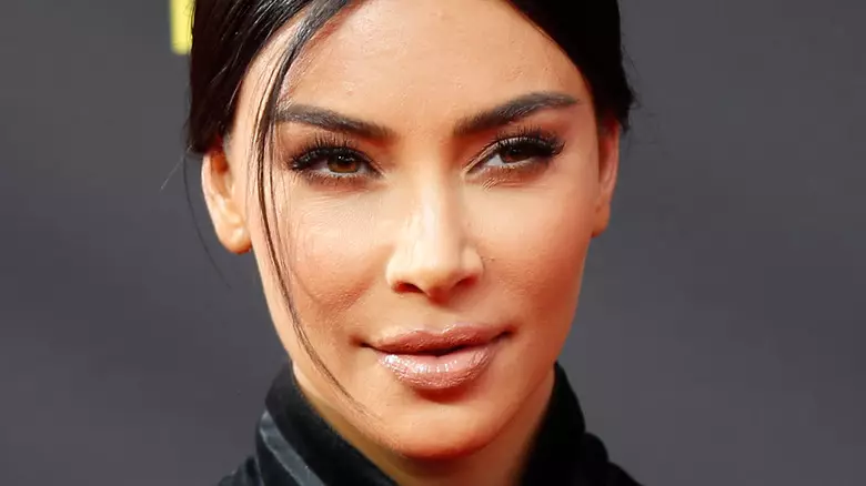 Detailný záber na Kim Kardashian