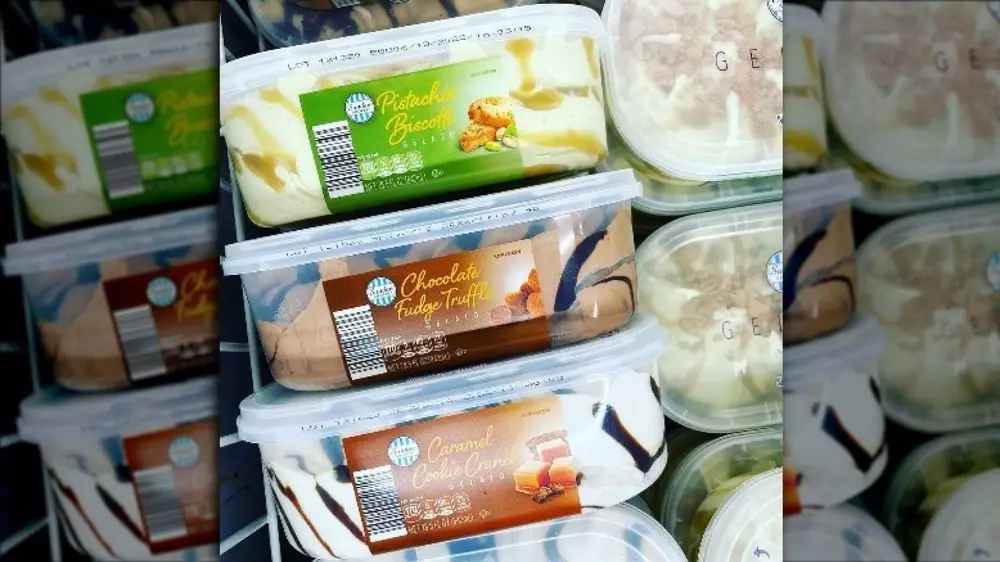 Dozen met de nieuwe gelato-producten van Aldi