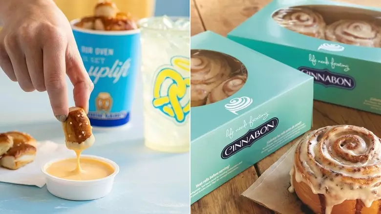 Auntie Anne's ug Cinnabon