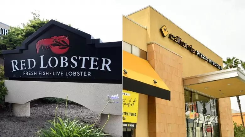 Red Lobster e California Pizza Kitchen