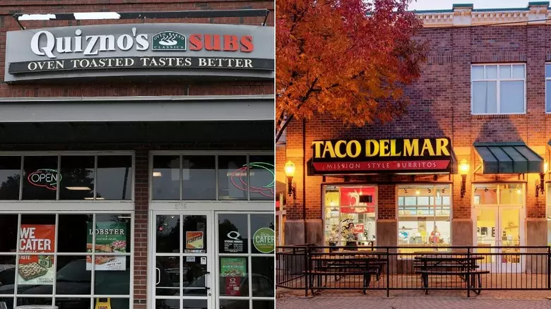 Quizno's a Taco Del Mar