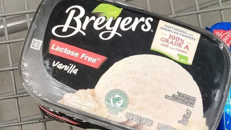 Vanilla Breyers na-enweghị lactose