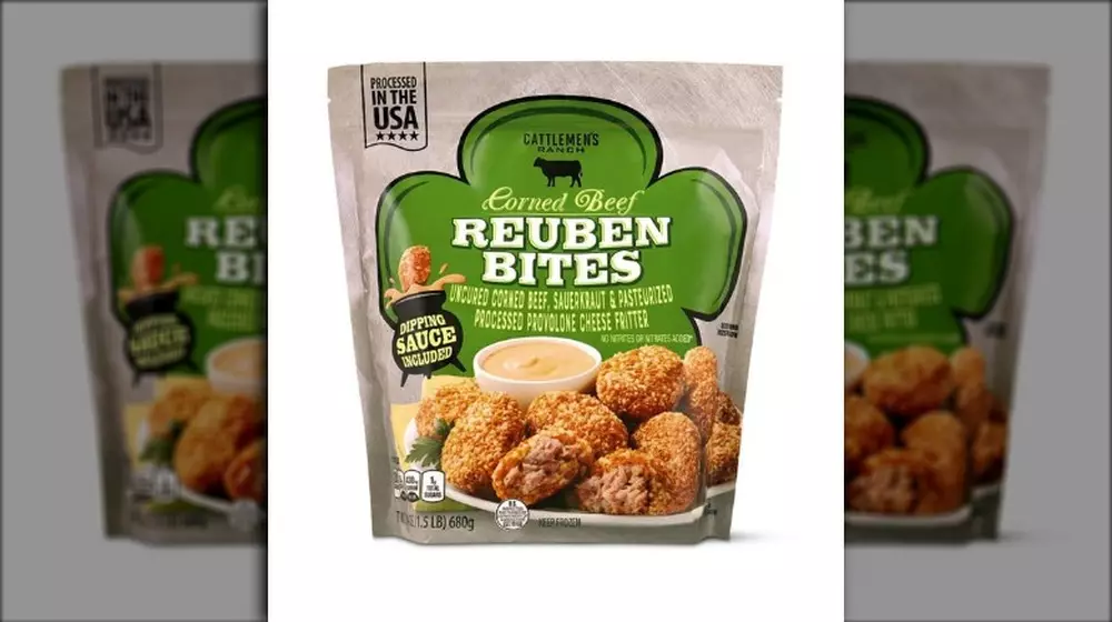 Aldi St Patrick urang Poé Reuben bites