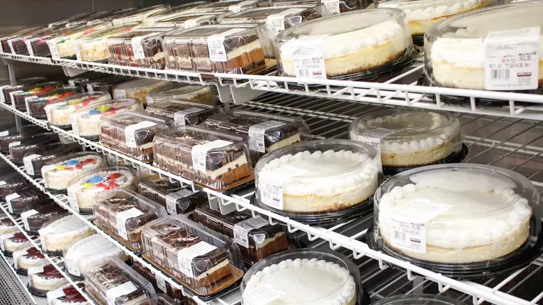 Costco bakery shelves