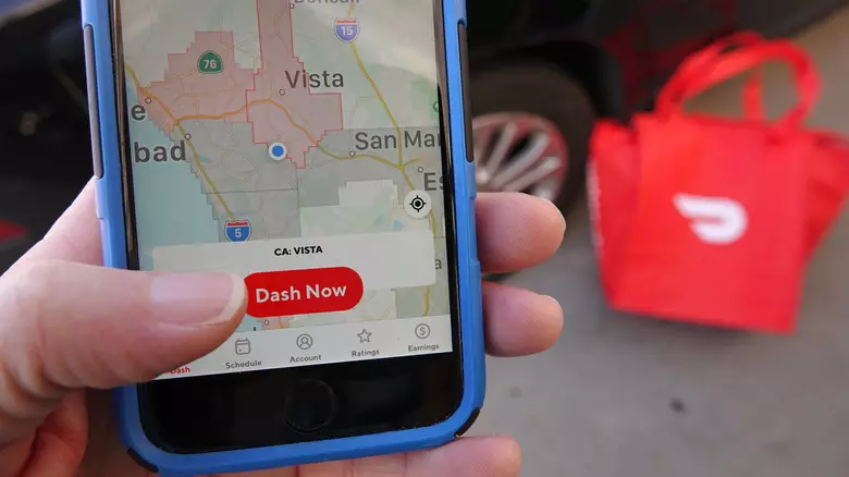 doordash Liwwerung App um Telefonbildschierm