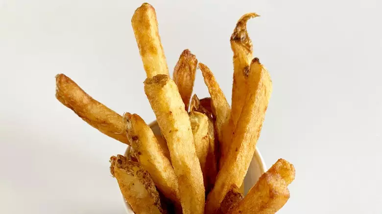 Pommes frites, fem killar stil