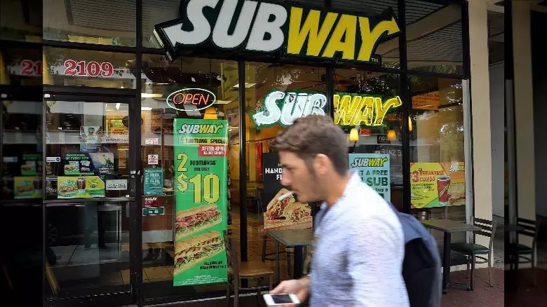 Subway sandwich winkel