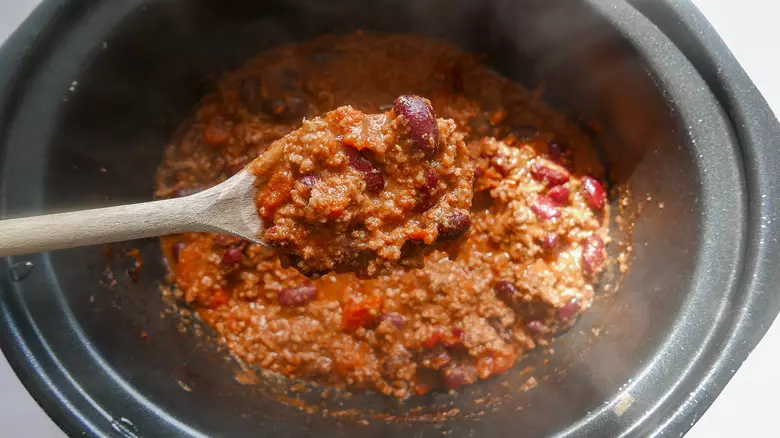 τσίλι con carne slow cooker