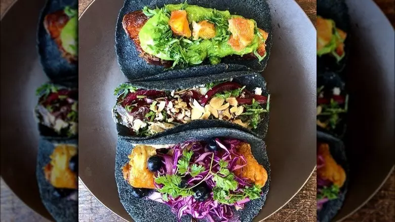 trio di tacos di taco maría