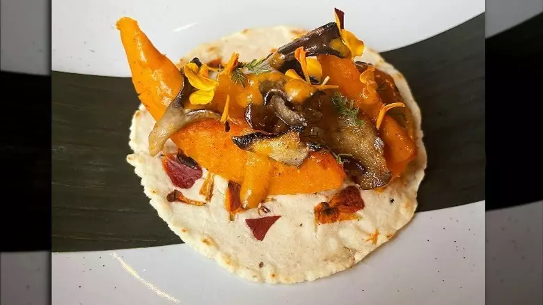 taco alla calendula di topolobampo