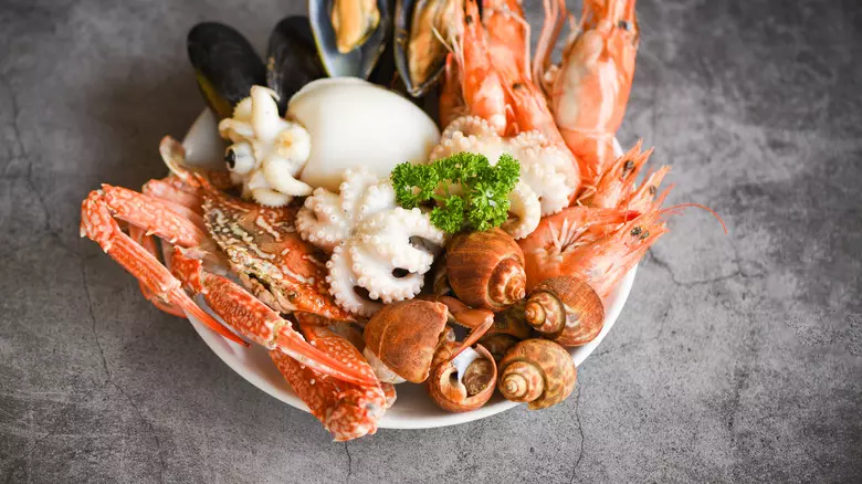 Assiette de fruits de mer