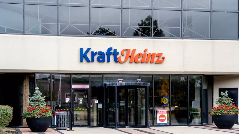 Entrada para a sede da Kraft Heinz